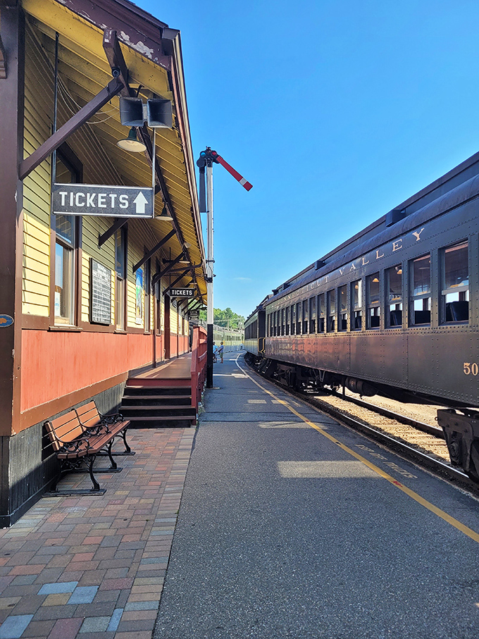 All aboard from a station that remembers when trains were the future, not a nostalgic throwback experience.