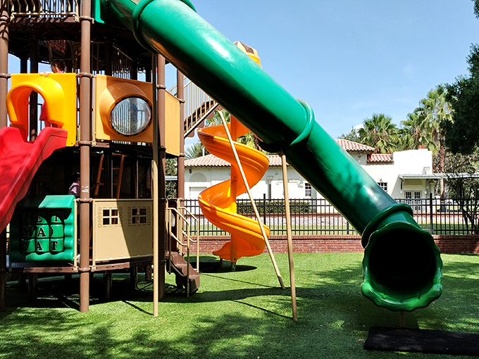 Retirement doesn't mean the end of slides and swings. Auburndale's playgrounds welcome grandkids and the young-at-heart alike for budget-friendly entertainment.