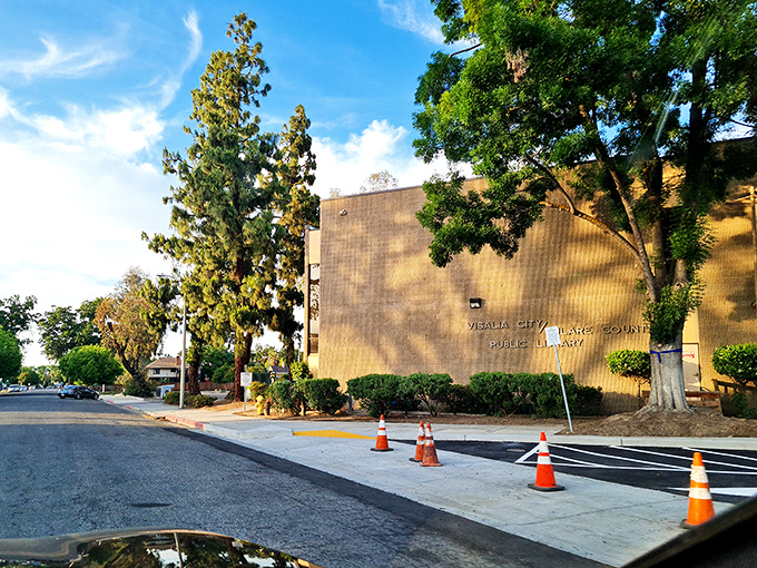 The Visalia City-County Public Library stands as a testament that not all California architecture needs to scream for attention to be beautiful. 