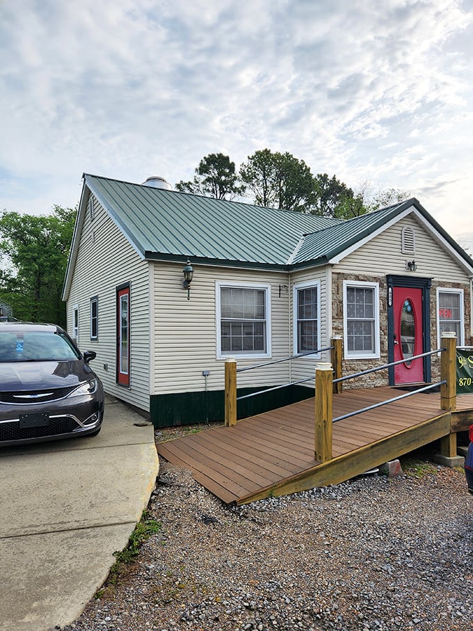 Small-town charm with big-time flavor potential. This unassuming building might just house your new favorite meal.