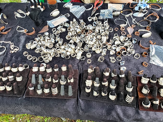 Nature meets artistry in these handcrafted rings, where bone and antler transform into wearable conversation pieces.