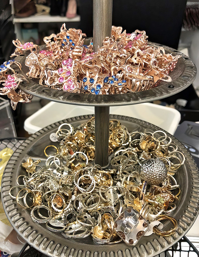 Jewelry treasure trove that would make a magpie jealous. Each piece tells a story and awaits its second chapter.