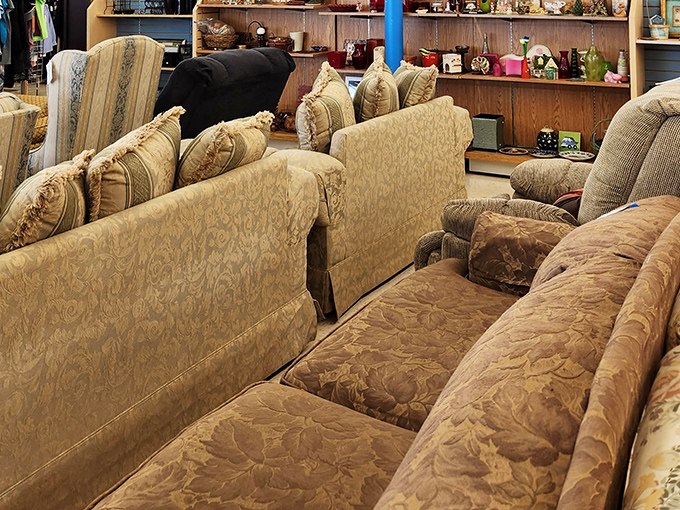 This couch collection looks like a furniture showroom, except your bank account won't need life support afterward.