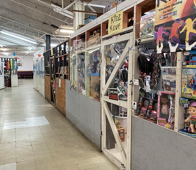 Welcome to "Kidz Kove," where yesterday's toys await tomorrow's imaginations. That Barbie might be older than your mortgage, but she's still fabulous.