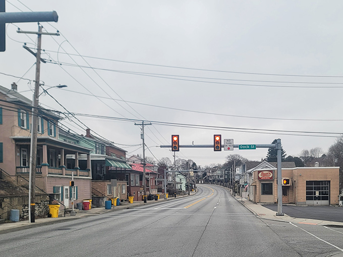 Quiet streets and modest homes line Pottsville's residential areas, where affordability meets livability in a refreshing departure from big-city chaos.