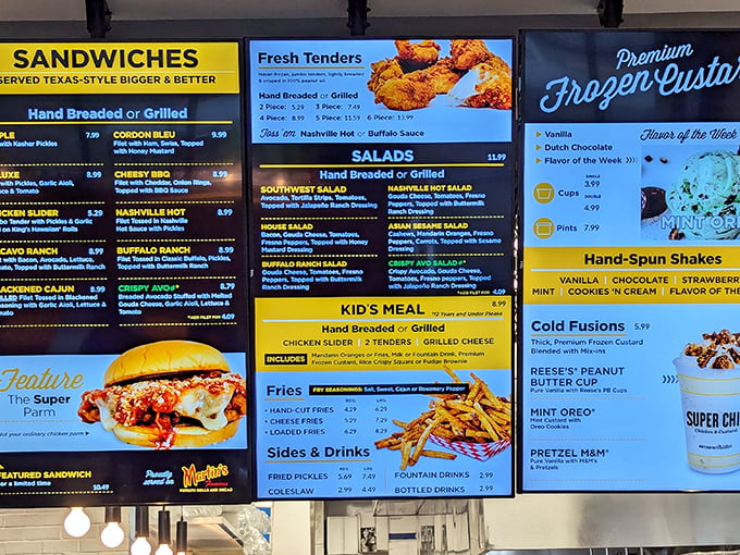 This menu board isn't just listing food&mdash;it's offering life choices. And let me tell you, they're all better choices than whatever you had planned for lunch.