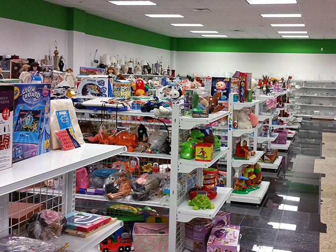 A toy department that rivals Santa's workshop! From nostalgic classics to yesterday's must-haves, each shelf tells stories of childhoods past and adventures to come.