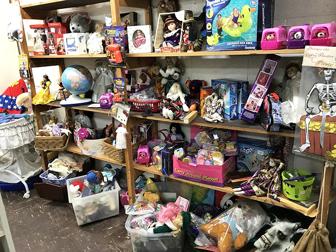 This toy wonderland proves that childhood memories are priceless, even when they're priced to move quickly.