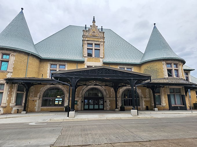 The historic Duluth Union Depot isn't just a train station; it's a yellow-brick time machine with turrets that would make any castle jealous.