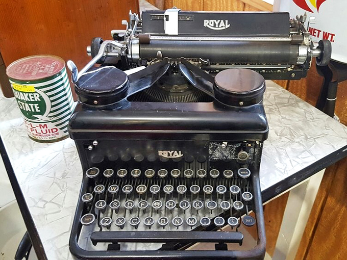 This Royal typewriter isn't just vintage tech&mdash;it's the Instagram of its day, where Hemingway-hopefuls once pounded out their masterpieces.
