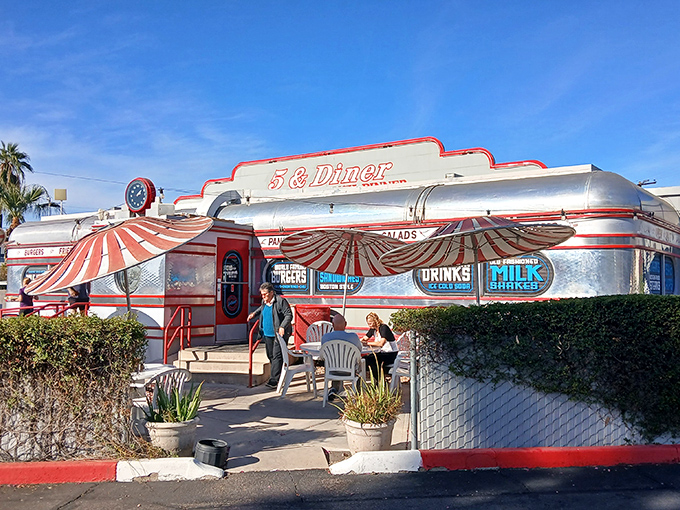 Step into this chrome time machine where breakfast tastes like it did when Elvis was king.