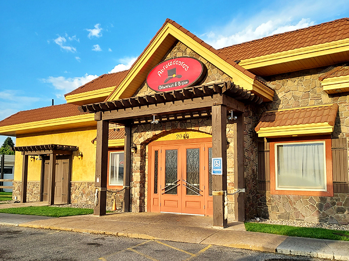 Warm stone and inviting arches create the perfect stage where breakfast magic happens every single morning.