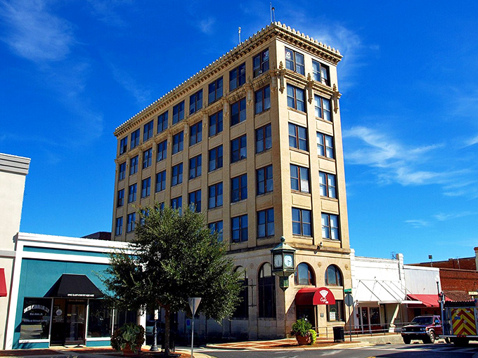 Andalusia's downtown square feels like stepping into a time capsule of Southern hospitality and charm.
