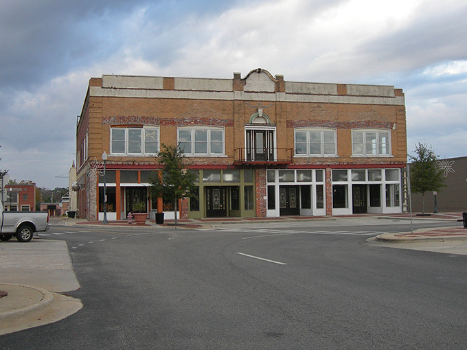 Andalusia's brick facades stand proud, weathering decades while maintaining their small-town dignity and grace.