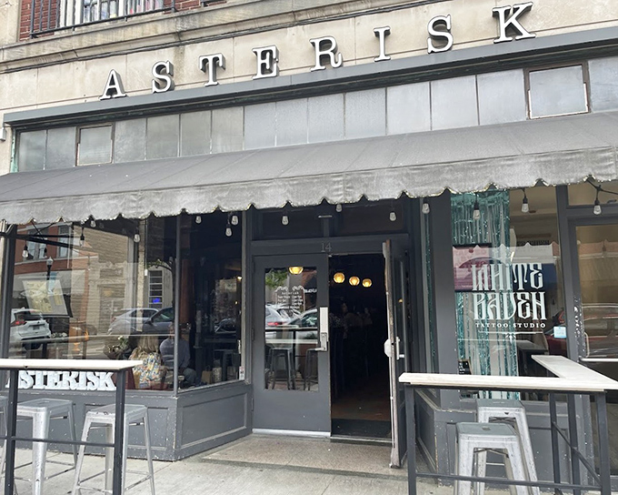 Asterisk's storefront brings downtown charm with industrial edge. The kind of place where your parents would've had their first date.