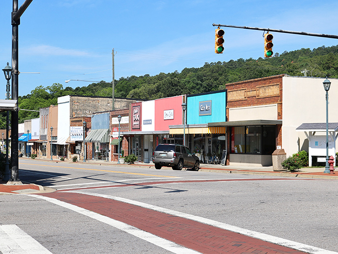 Attalla's downtown stretches out like a comfortable conversation between old friends who never run out of stories.