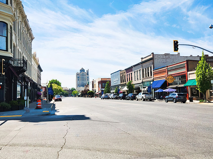 Baker City's downtown could double as a Western movie set, minus the tumbleweeds and gunfights.