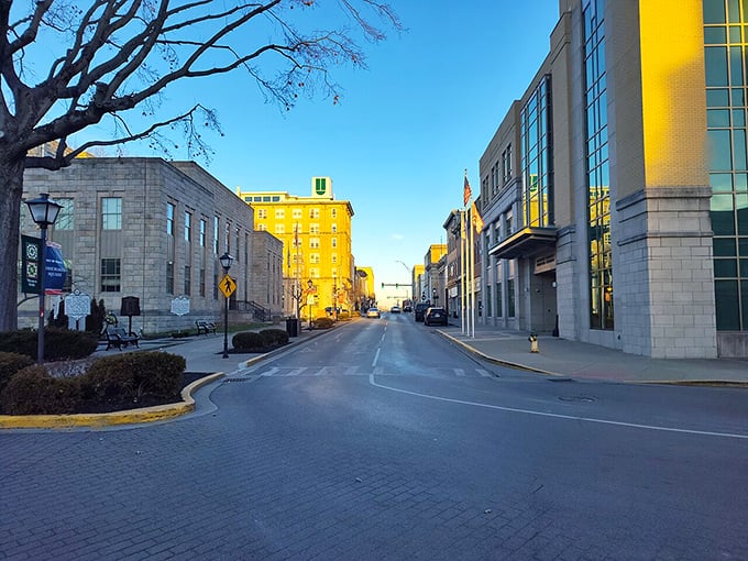 Beckley's downtown corridor stretches like a timeline of West Virginia's proud heritage and hopeful future.