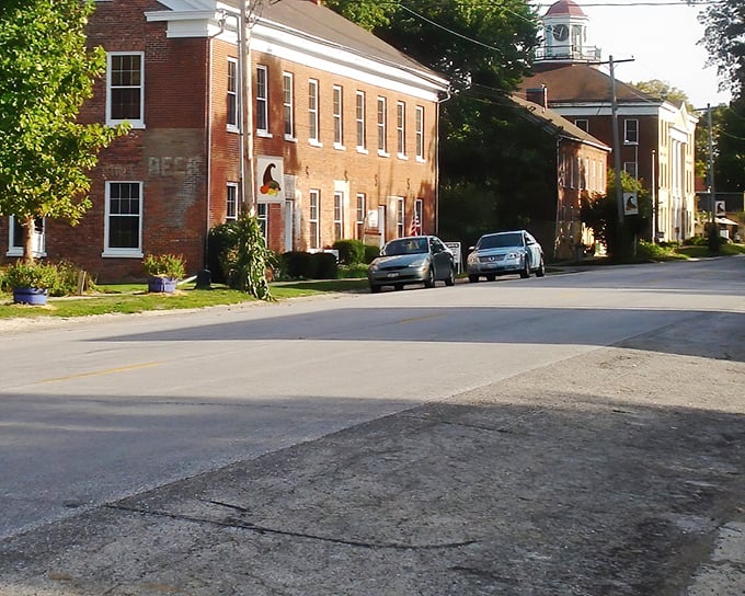 Bishop Hill's main street showcases the simple charm of this Swedish colony, where time seems to move at a gentler pace.