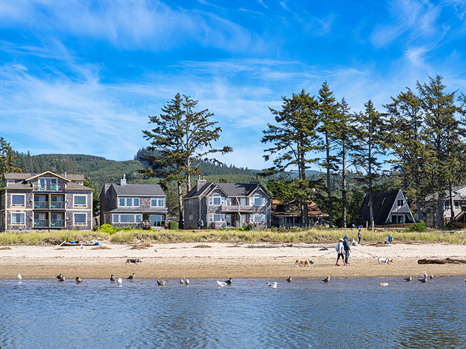 At Cannon Beach, even the quiet residential stretches feel like a postcard&mdash;seaside cottages, salty breezes, and a shoreline made for unhurried walks.