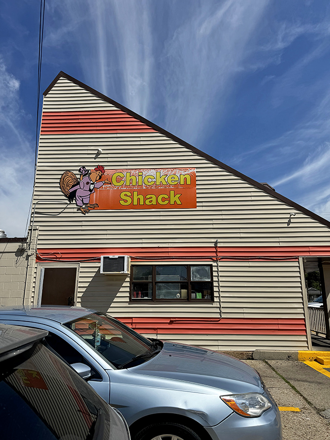 That cartoon chicken isn't just cute &ndash; it's a warning that you're about to experience some seriously addictive fried poultry.