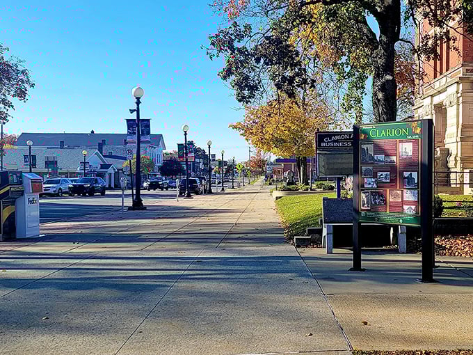 Clarion's charming downtown sidewalks invite leisurely strolls and spontaneous conversations with soon-to-be friends.