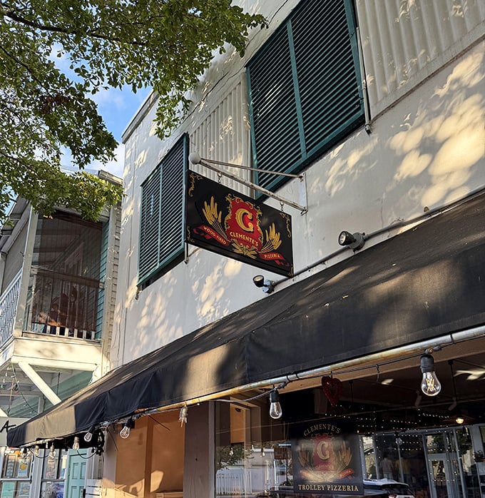 Clemente's historic Key West building houses pizza treasures worth discovering. Those green shutters have witnessed countless "pizza epiphanies."