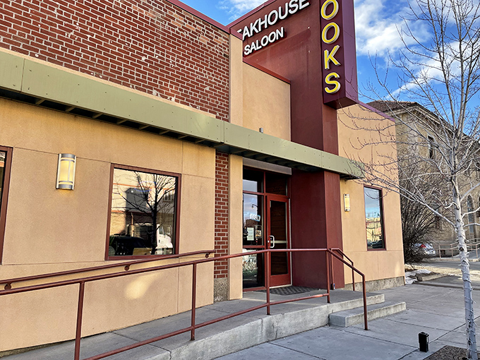 Cooks Steakhouse's brick exterior might be humble, but inside awaits the kind of steak that makes grown men weep.