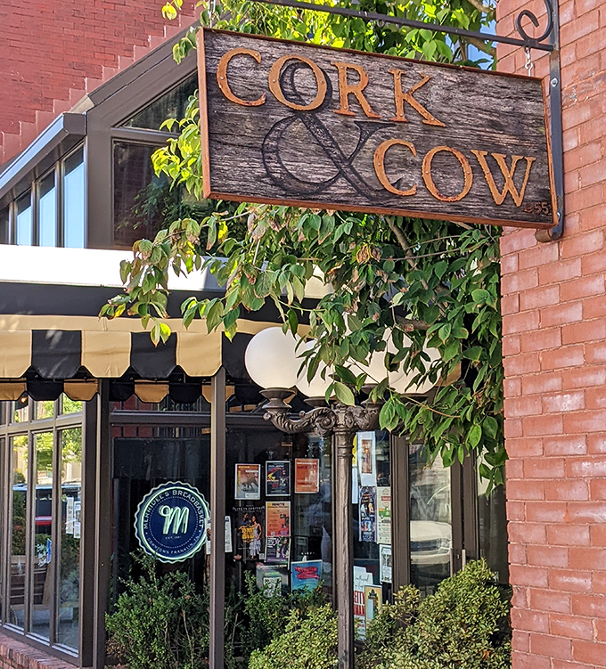 Downtown Franklin's brick-lined streets lead to culinary treasures like this welcoming steakhouse gem.