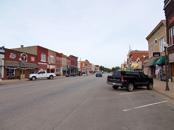 Brick streets and vintage storefronts make Council Grove a time capsule of Kansas frontier life.
