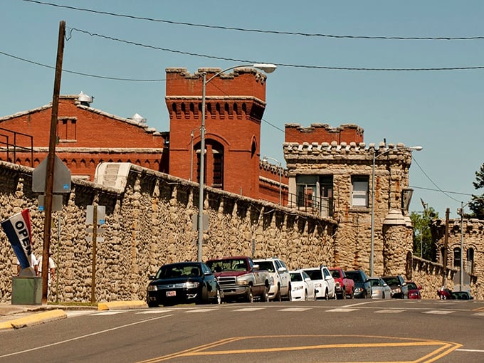 The old prison walls of Deer Lodge remind us that while some were once confined here, today's residents enjoy the freedom of low-cost living.
