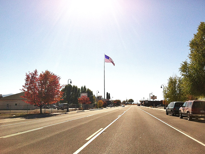Dorris sits quietly at California's northern edge, where wide streets mean never fighting for parking.