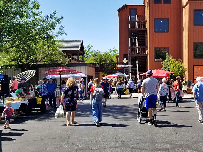 Fresh air and fresh finds blend perfectly in this community gathering that feeds both body and soul.