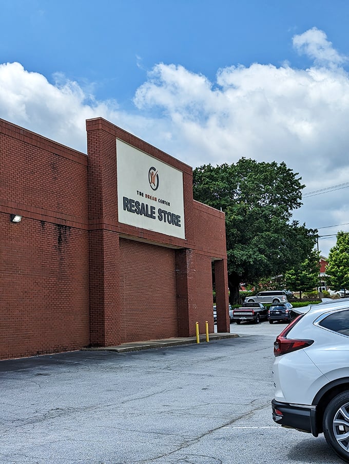 The Dream Center's brick exterior might be modest, but inside lies a treasure trove of secondhand gems waiting to be discovered.
