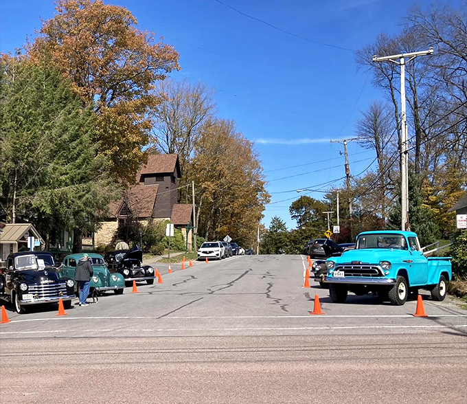 Eagles Mere's vintage cars gather like old friends at a high school reunion that never gets awkward.
