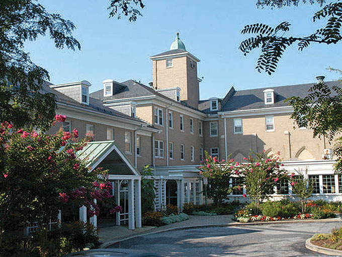 Glen Meadows' classic brick architecture brings a touch of timeless elegance to retirement living. Like Downton Abbey, but with better heating!