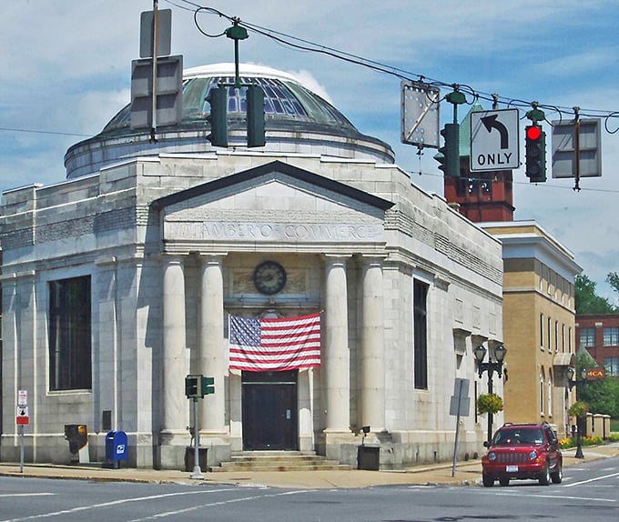 Gloversville's downtown maintains its vintage character, with buildings that have witnessed generations of American life.