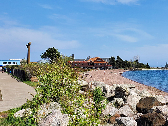 Where Lake Superior meets civilization, creating a postcard that never needs a filter or fancy editing.