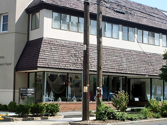 Greenwich Hospital's thrift shop hides in plain sight, like finding Audrey Hepburn at a yard sale.