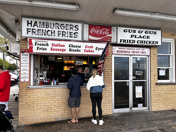 Boardwalk dining at its finest where ocean breezes make every bite taste better.