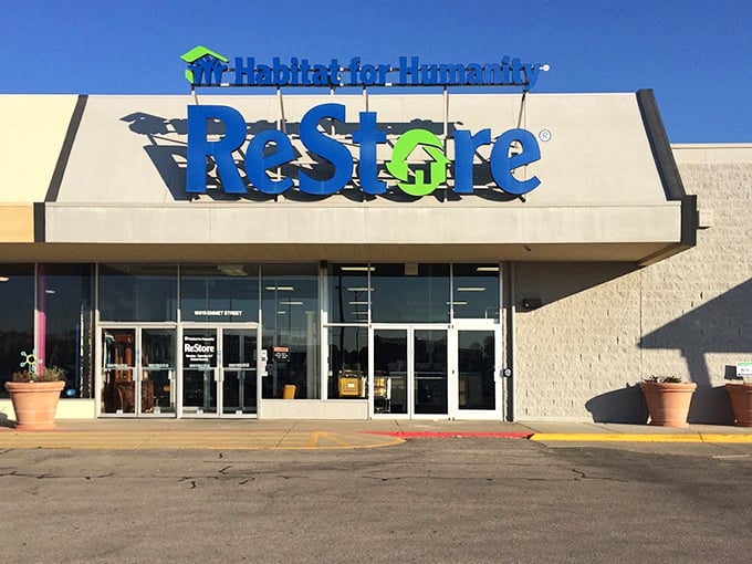 The ReStore's cheerful blue and green logo reminds you that every purchase builds more than just your collection.