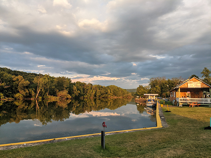 The Mohawk River provides a peaceful backdrop to this charming community where neighbors still wave to strangers.