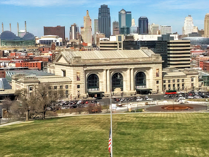 Kansas City's Union Station stands magnificent, reminding us that grand architecture and reasonable prices can absolutely coexist beautifully.