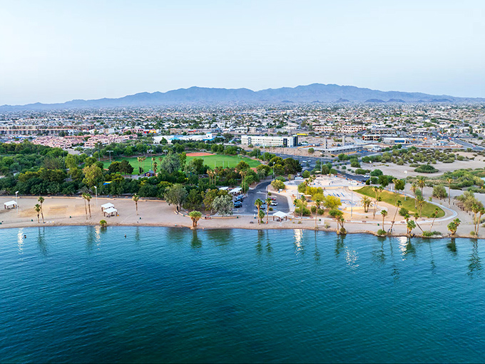 Lake Havasu's crystal waters sparkle like nature's own swimming pool, minus the monthly membership fees.