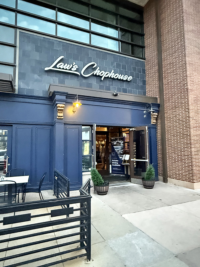 Modern steakhouse sophistication arrives in Westminster, where sleek design meets serious beef in perfect harmony.