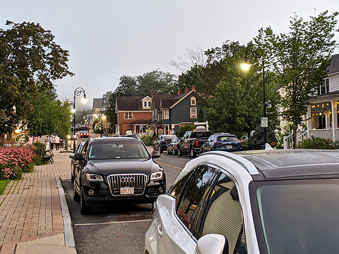 Fall colors frame Lenox's charming downtown, where elegant buildings and tree-lined streets create postcard-perfect scenes at every turn.