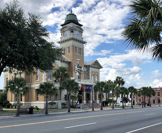 Live Oak's courthouse square feels like stepping into a Norman Rockwell painting come alive.