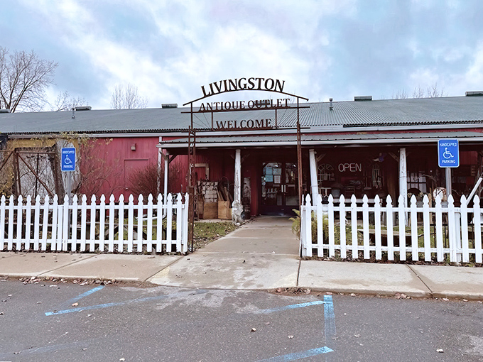 Behind that charming white picket fence lies a red-roofed wonderland where your grandmother's favorite cookie jar is probably waiting.