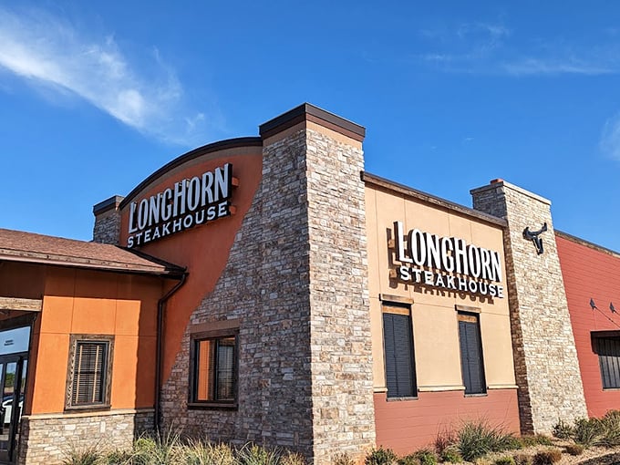 Those stone accents and warm colors say "welcome home" louder than any fancy neon sign ever could.