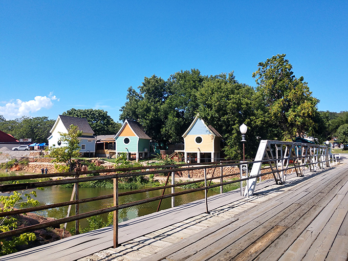 Creek-side charm meets storybook architecture in this unique town where nature and craftsmanship dance together perfectly.